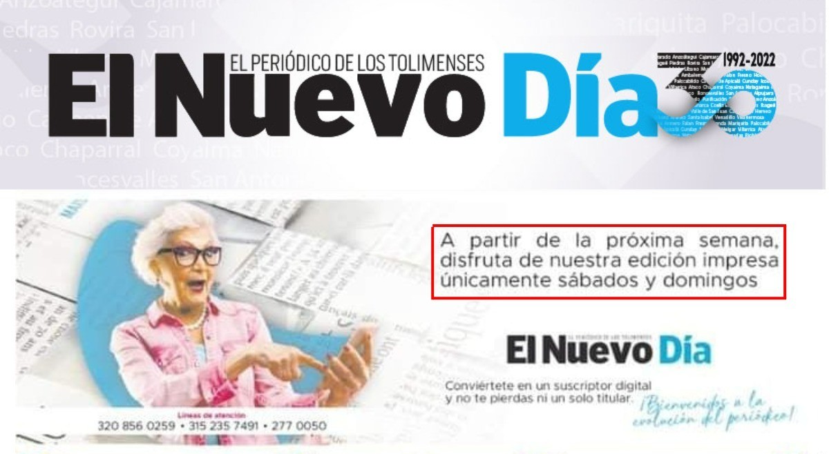 Diario El Nuevo Día deja de ser impreso | El Cronista | Periodismo de ...