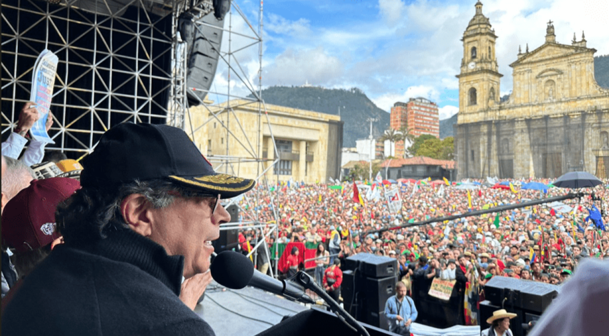 El primero de mayo, Petro será orador en la plaza de Bolívar de Bogotá ...