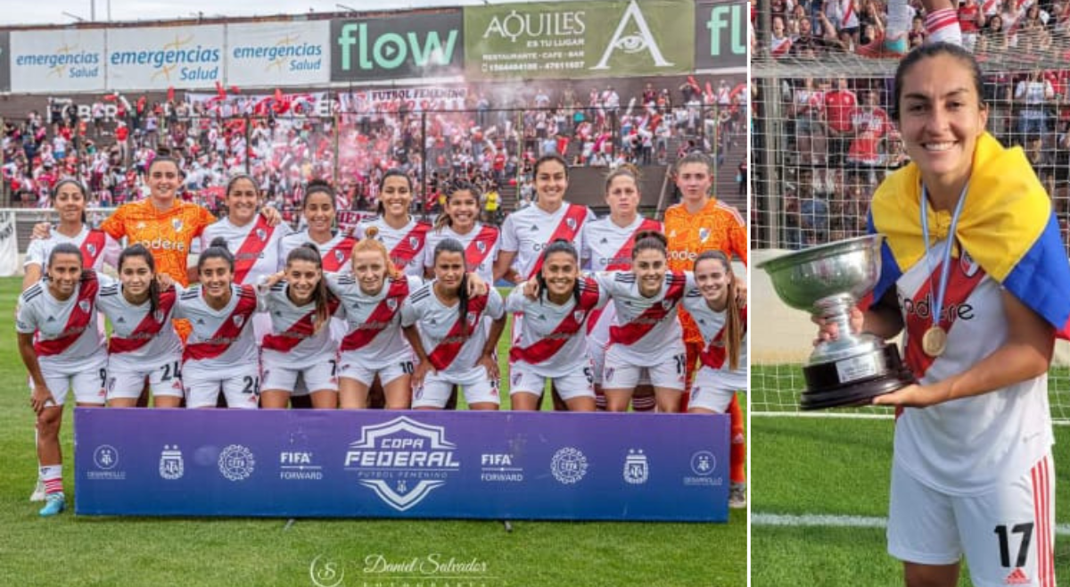 Gavy Santos, campeona con River Plate de Argentina | El Cronista ...