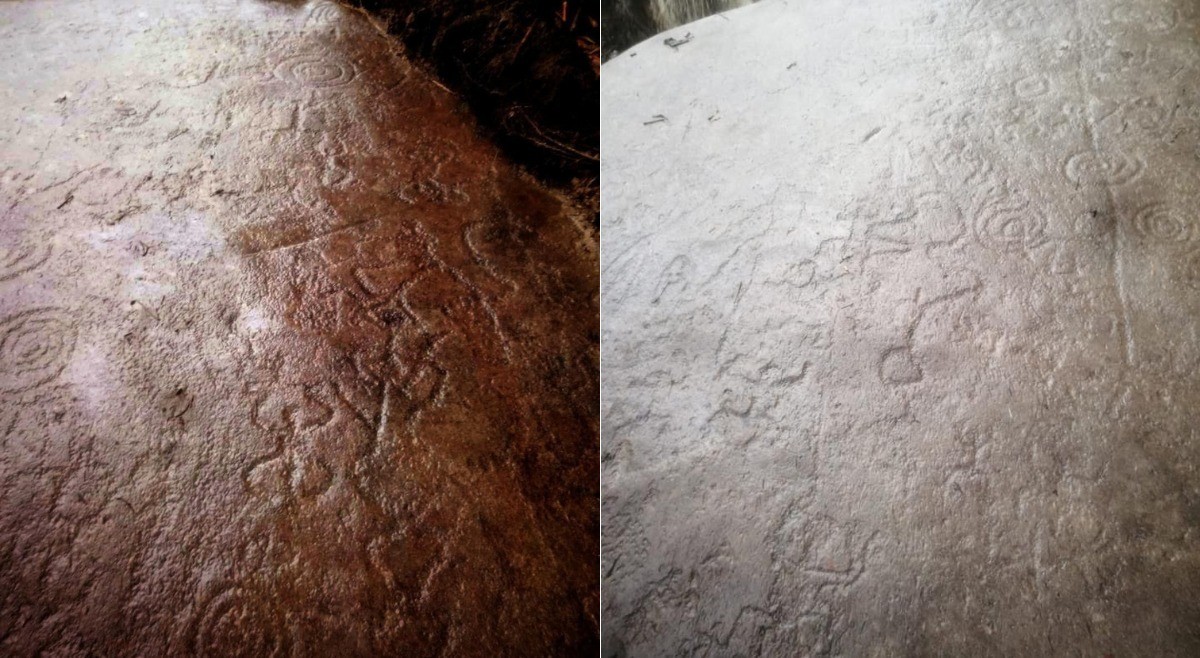 Lluvias habrían desenterrado pictografías indígenas en Huila | El ...